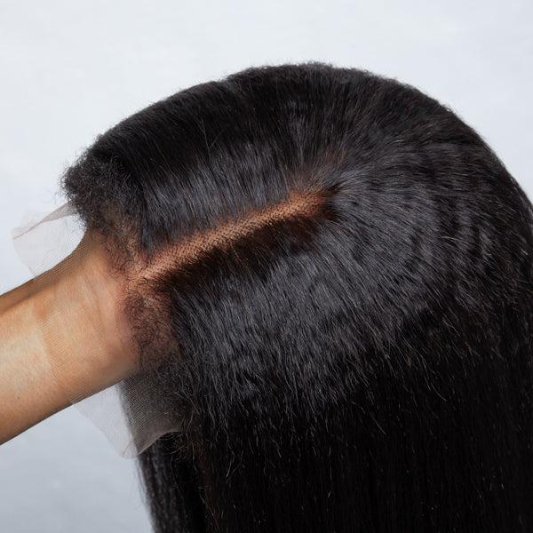 4C Edges | Kinky Edges Kinky Straight 13x4 Closure HD Lace Glueless Mi ...